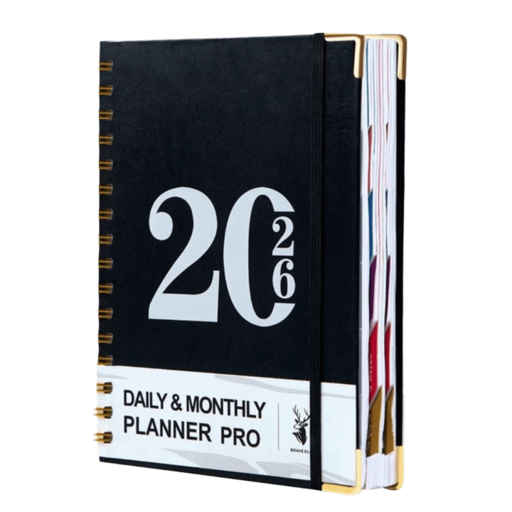 Cross-Border Index Tags 2026 Planner Notebook A5 Size Spiral Binding ...