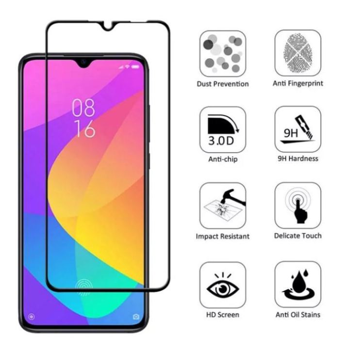 Redmi A3 Tempered Glass Screen Protector For Redmi A3 2024 - 9H Premium ...