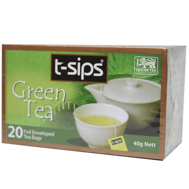 T Sips Green Tea 20 Pcs | Daraz.lk
