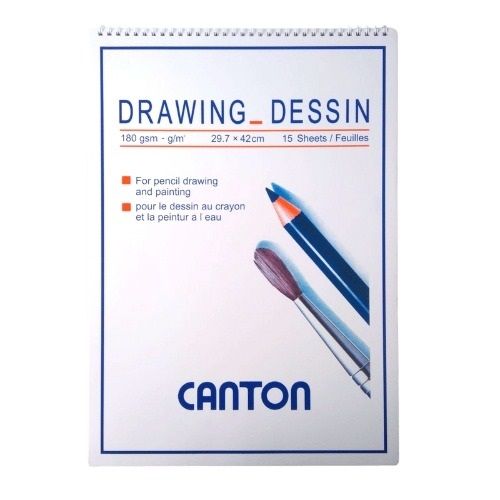 Canton Drawing Dessin (180GSM) -A3 Canton Drawing Dessin Sketch Book ...
