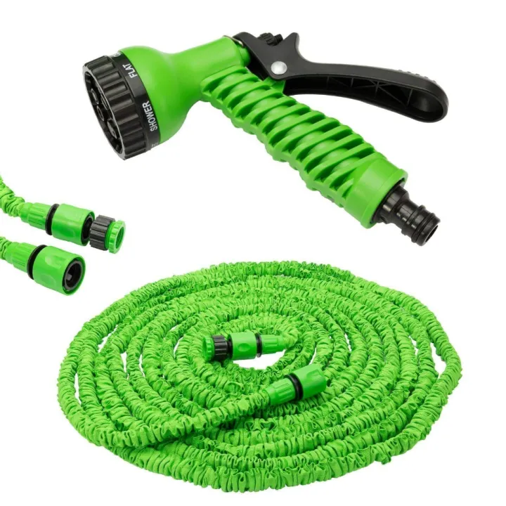 Magic Hose Upto 50 Ft Expandable Hose Pipe Nozzle for Garden Wash Car ...
