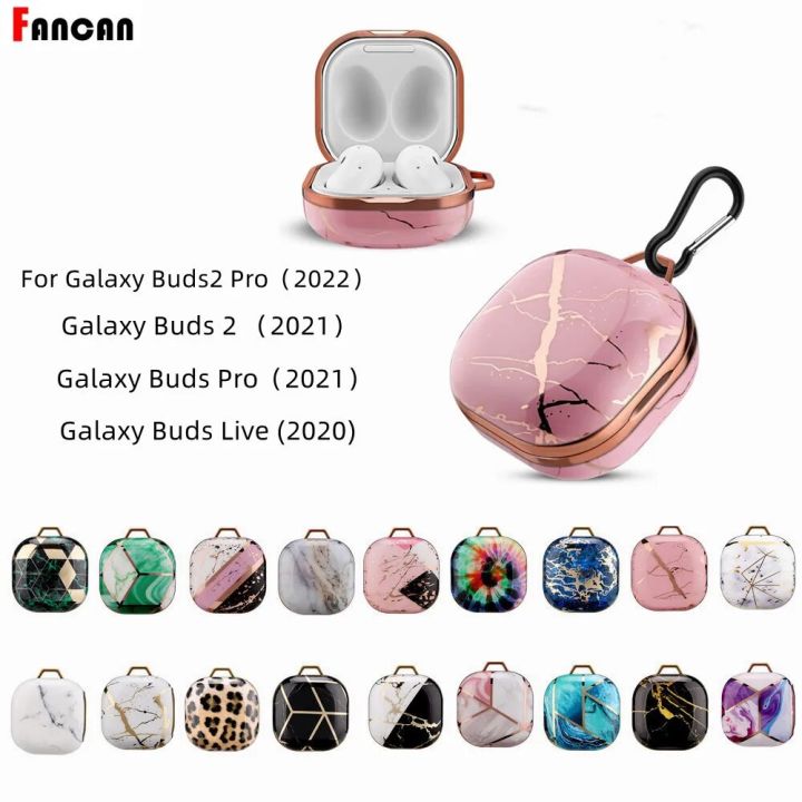 new Case for galaxy buds2 Pro case smooth marble hard shell shock ...