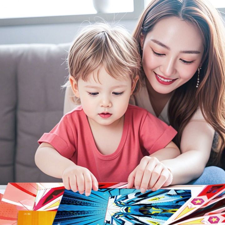 Handmade Craft Kit Toy Paper Handmade Colored Paper Set Montessori ...