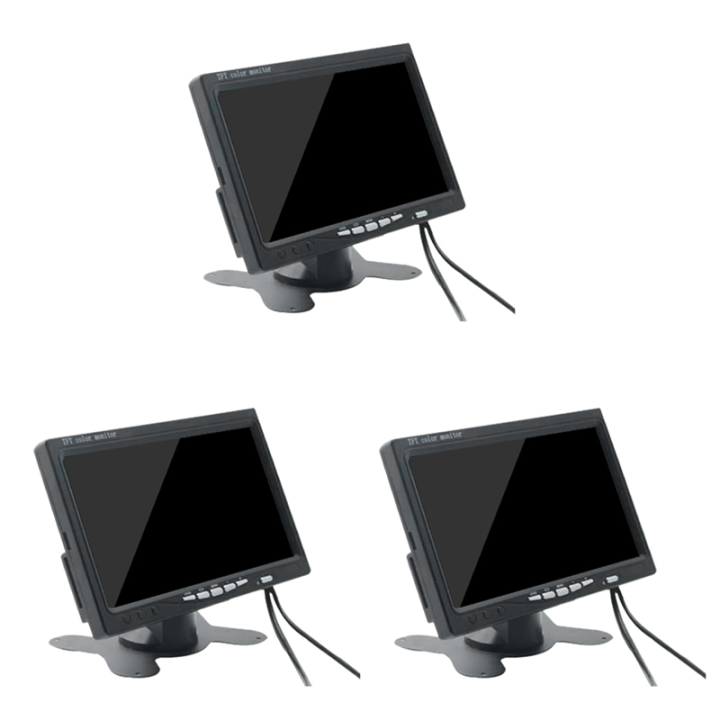 3X Mini TV 7 Inch HD Monitor 800X480 Portable Car LCD Screens on DVD ...