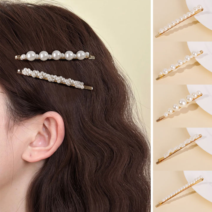 Simple Diamond Hair Clip A Word Clip Broken Hair Bangs Clip Fashion Hair Accessories Girls Side Clip Headwear Daraz.lk