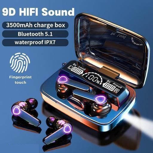 M19 / M10 / M25 / M28 / M90 / F9 Digital Wireless Earbuds Full Set with ...