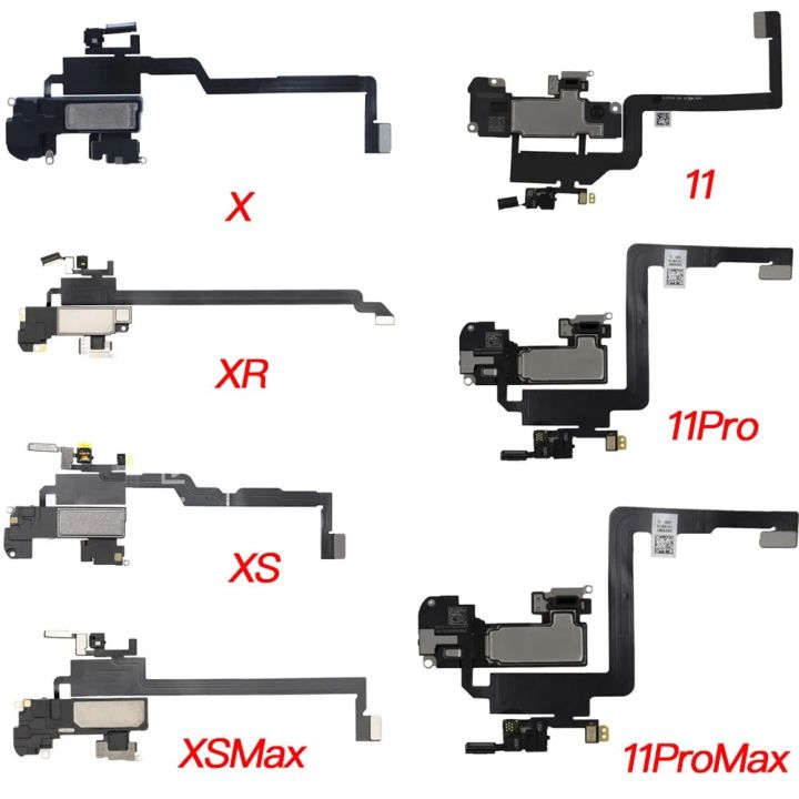 Ear piece Speaker Flex Cable For iPhone X XS 11 Pro Max Earspeaker Ear ...