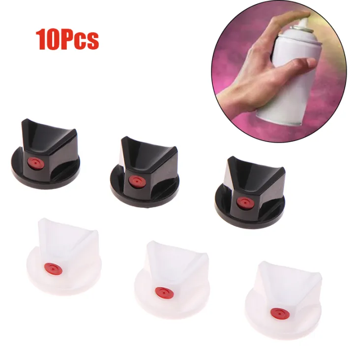 10Pcs Dot Fat Spray Paint Caps Plastic Spray Nozzles White Spray Paint ...