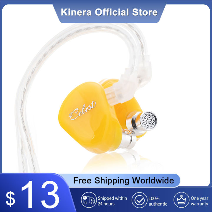 Celest Rue In Ear Earphones Composite Titanium Diaphragm 6mm Micro ...