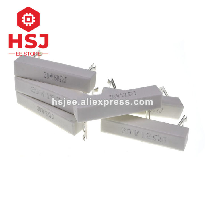 1pcs 50W high power high-frequency ceramic cement resistors soundboxes ...