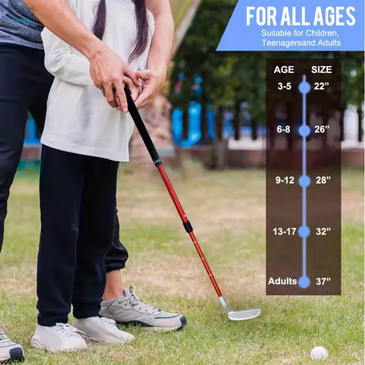 Telescopic Golf Putter Practice Adjustable Length Anti Slip Two Way ...
