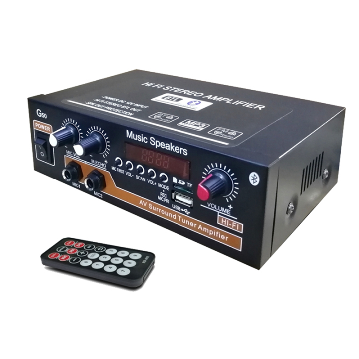 G50 Digital Amplifier Multi-Functional Dual Amplifier Audio Stereo ...