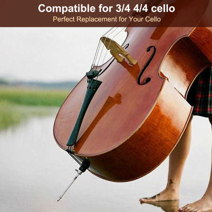 Professional Ebony 3/4 4/4 Cello Tailpiece Musical Instruments Fitting ...