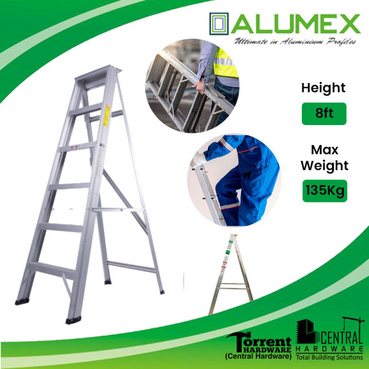 ALUMEX ALUMINUM LADDER 8FT | Daraz.lk