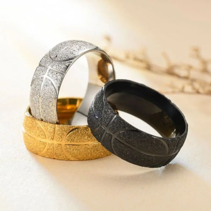 Western New Design Titanium Steel rings Sport Basketball Abrazine ...