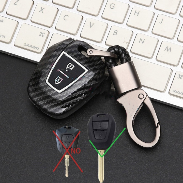 Abs carbon fiber keycase suitable for Isuzu MU-X D-Max 2.5 1.9 X series ...