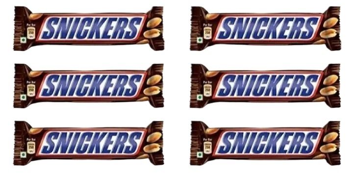 Snickers Chocolate Bar 50g x 06 pcs | Daraz.lk