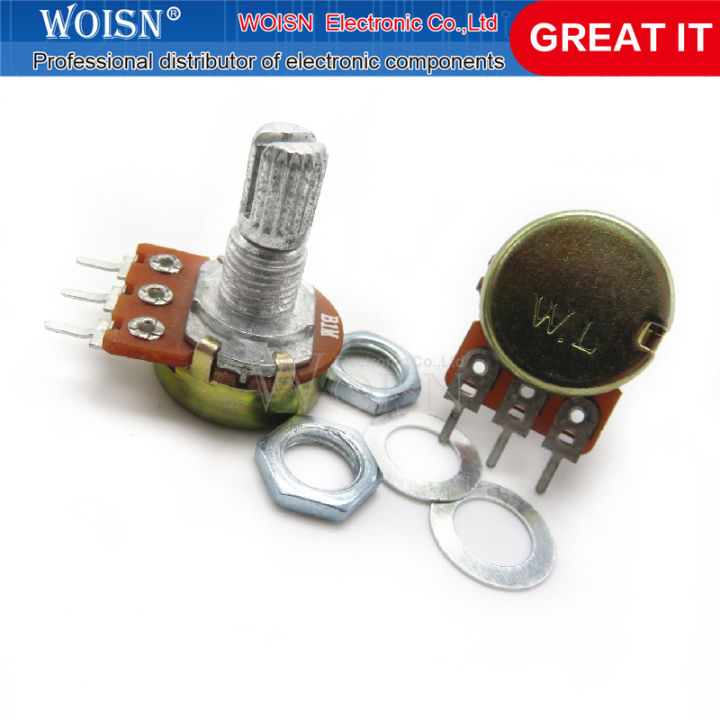 5pcs 3 feet|WH148 B1M single potentiometer 15MM | Daraz.lk