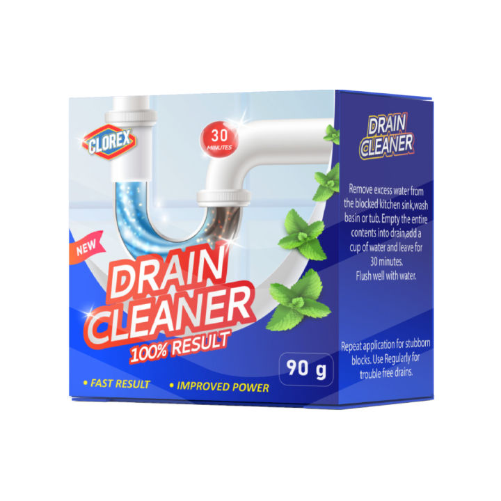 Drain Cleaner Chlorex 90g | Effective Sink Block Cleaner,Drain Blockage ...