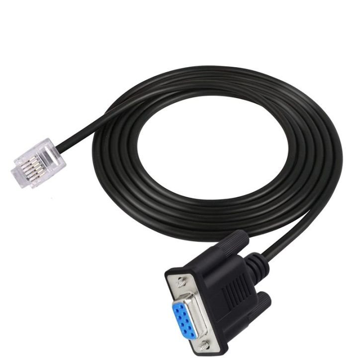 Rs232 Db9 Pin Female To Rj11 Rj12 6p6c Lan Serial Console Connection ...
