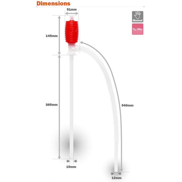 portable manual hand fuel pump emergency fuel transfer tool | Daraz.lk