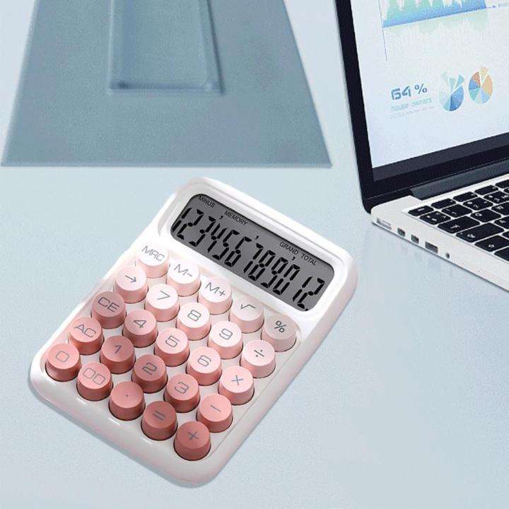 12-digit Widescreen Calculator Retro Typewriter Calculator Vintage ...