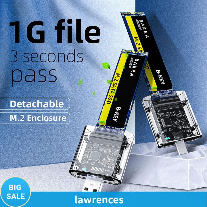 M2 SSD Case SATA Chassis High-speed USB3.0 Adapter 5Gbps Gen 1 SSD Disk ...