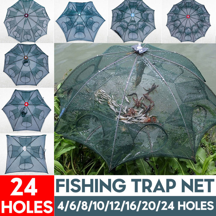 【DIV MALL】fishing nets fishing equipment cage net, 24 Hole, shellfish ...