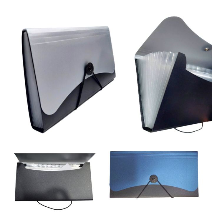 Long File Document Bag Expanding File Folder Desktop Organiser Storage ...