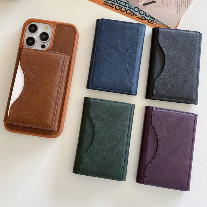 For Magsafe Magnetic Leather Wallet For iPhone 16 15 14 13 12 11 ProMax ...