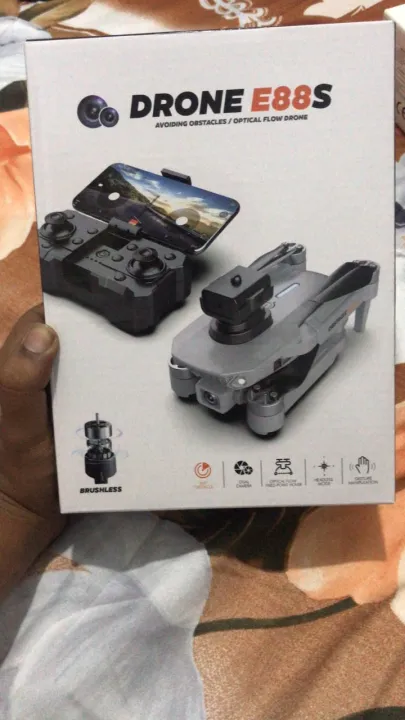 E88s Pro Drone 4k Hd Dual Camera Brushless Motor Remote Control ...