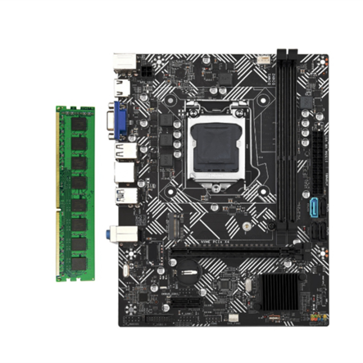 B75M-VH Desktop Motherboard with 1X DDR3 1600MHz 8G RAM LGA 1155 ...