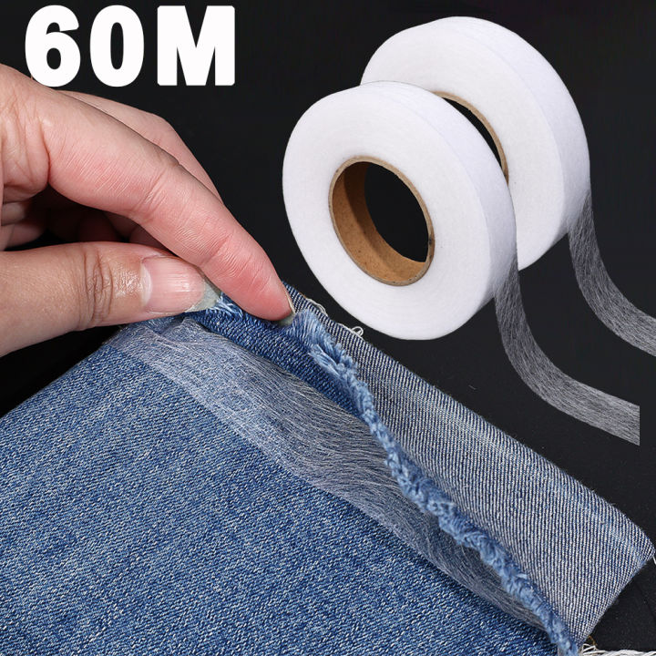 1/2/10PCS 60M Double-sided Lined Adhesive Fabric Interlining Clothes ...