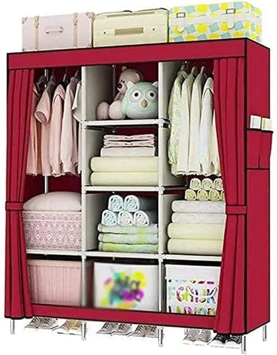 Combination wardrobe Practical Detachable Wall Cabinet, Foldable Cloth ...