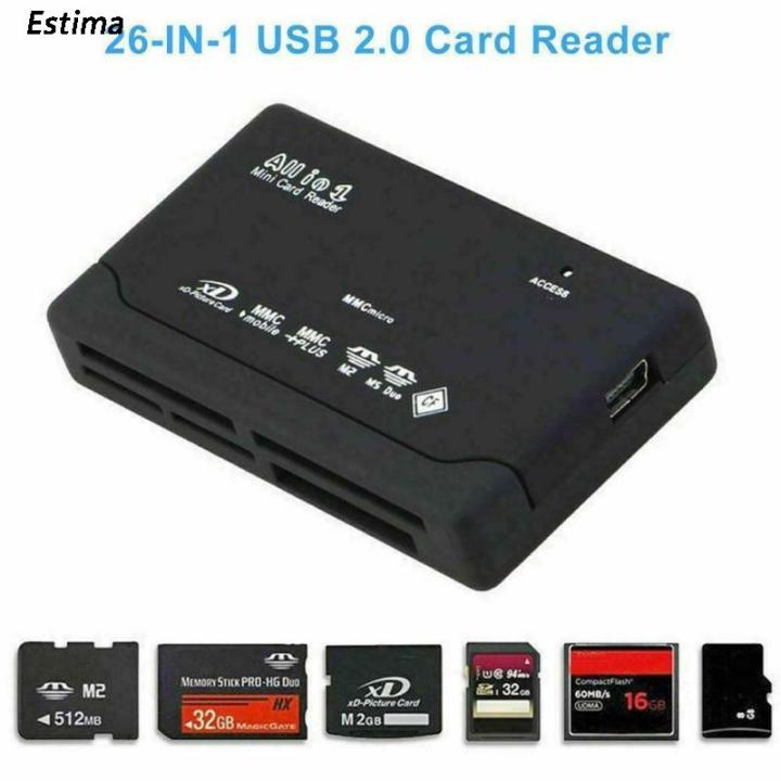 All in One Memory Card Reader USB External SD Mini Micro M2 MMC XD Fast ...