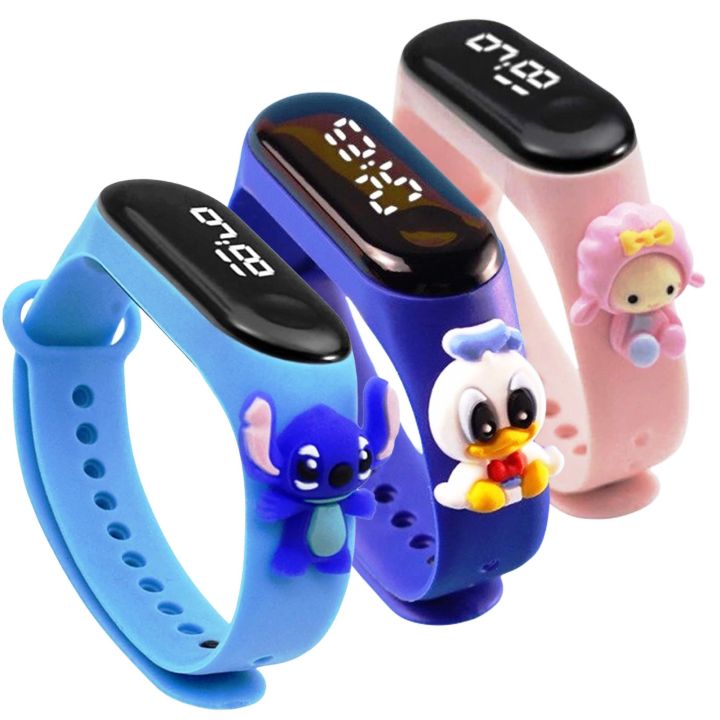 LED Digital Creative Touch Screen Sport Watch Jelly Gel Silicon Sports ...
