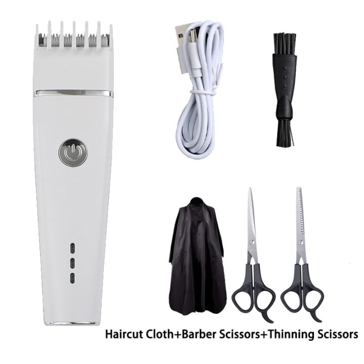USB Electric Hair Clipper Two Speed Ceramic Cutter Hair Fast Charging ...