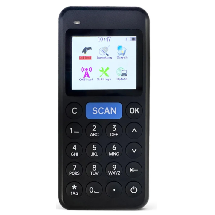 (GGBR) Wireless Barcode Scanner 1D 2D Inventory Counter PDA Data ...