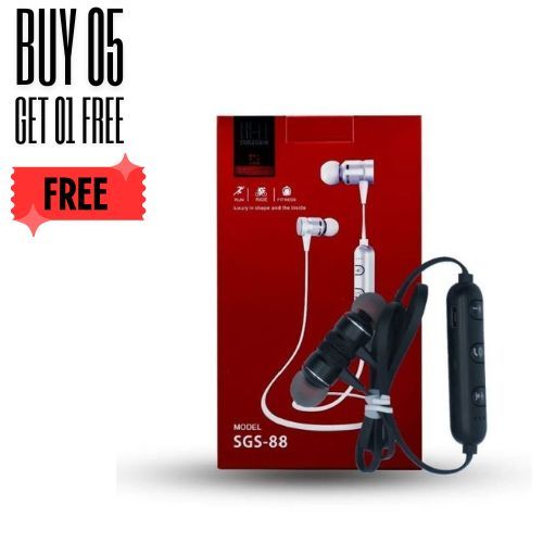 SGS-88 Bluetooth Earphones Earbuds Headphones SGS88 Neck Band | Daraz.lk