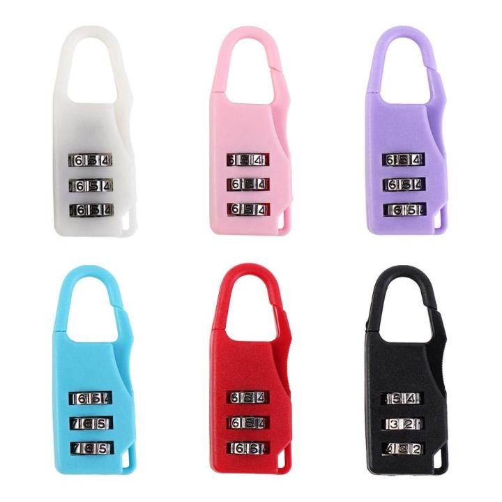 Portable Digit Suitcase Combination Lock Anti-theft Plastic Backpack ...