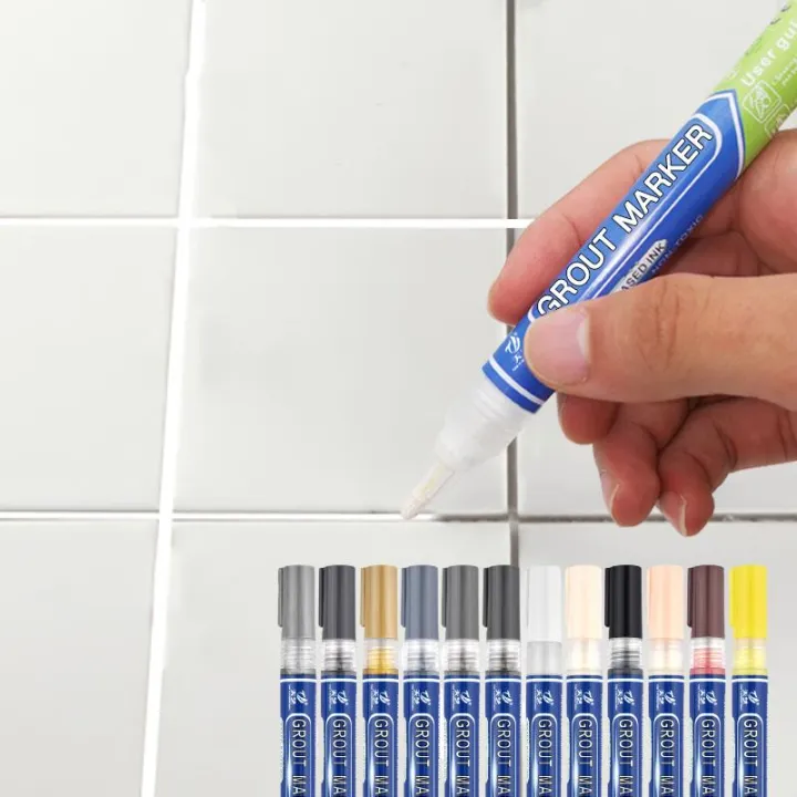 Tile Grout Pens White Waterproof Tile Marker Grout Pen Wall Seam Pen ...