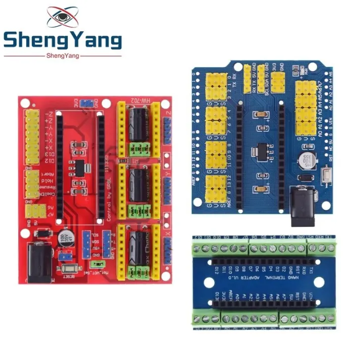 NANO V3.0 Controller Terminal Adapter Expansion Board Prototype Shield And UNO Multi-purpose ...