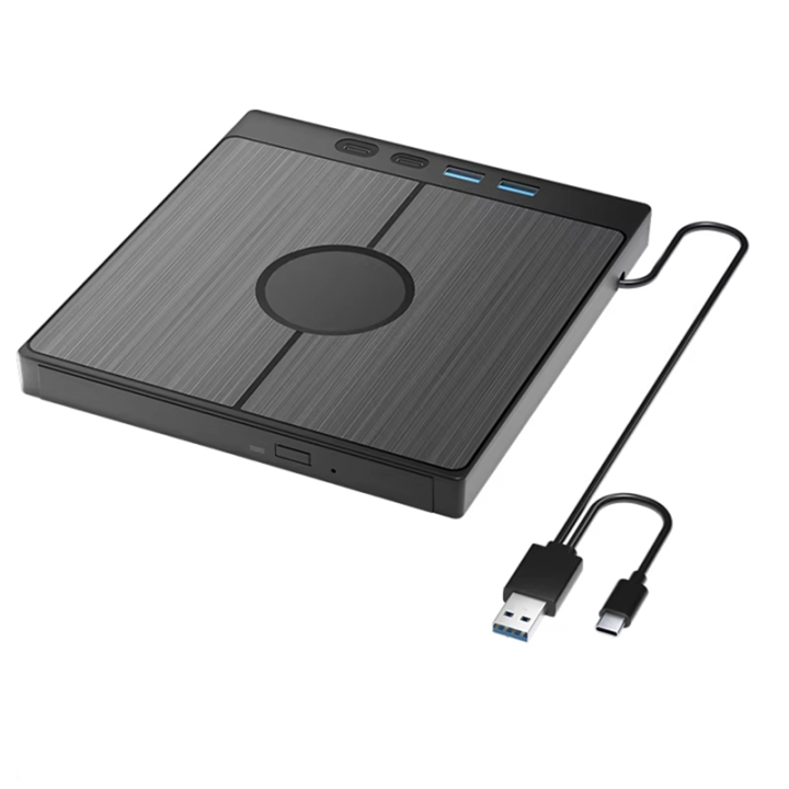 External Blue Ray Optical Drive Portable Bluray Player CD Burner Reader ...