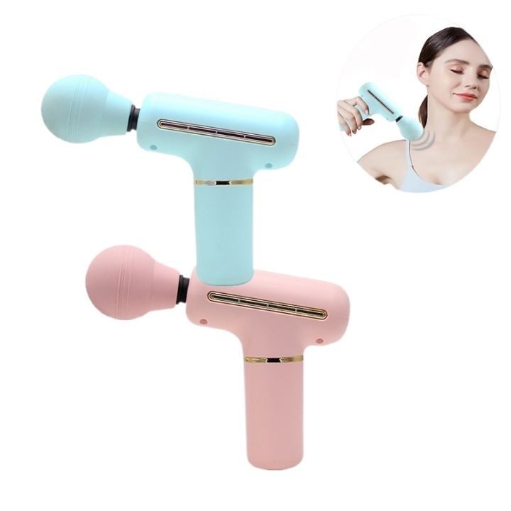 Mini Cute Massage Gun Fitness Massager for Body Deep Tissue Body Relax Relieve Muscle Pain Relax ...