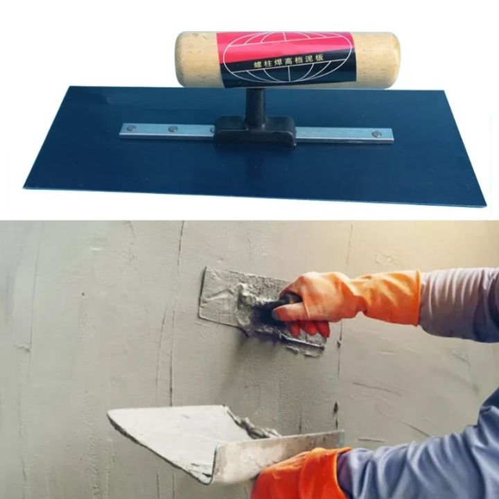 Trowels mason trowel Durable Plastering Trowel Blue Carbon Steel Wood ...