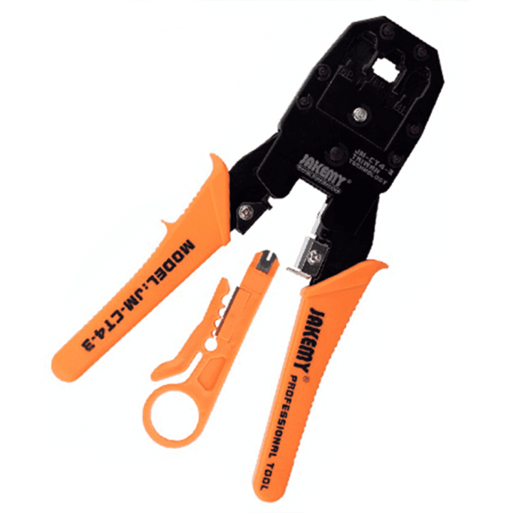 Cable Crimping Tool JM-CT4-3 200mm Professional Network Phone 4P 6P 8P ...