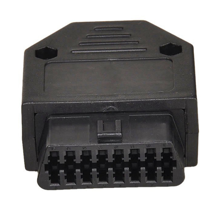 10X OBD2 OBD II 16 Pin Connector Socket Diagnostic Tool Adapter OBD ...