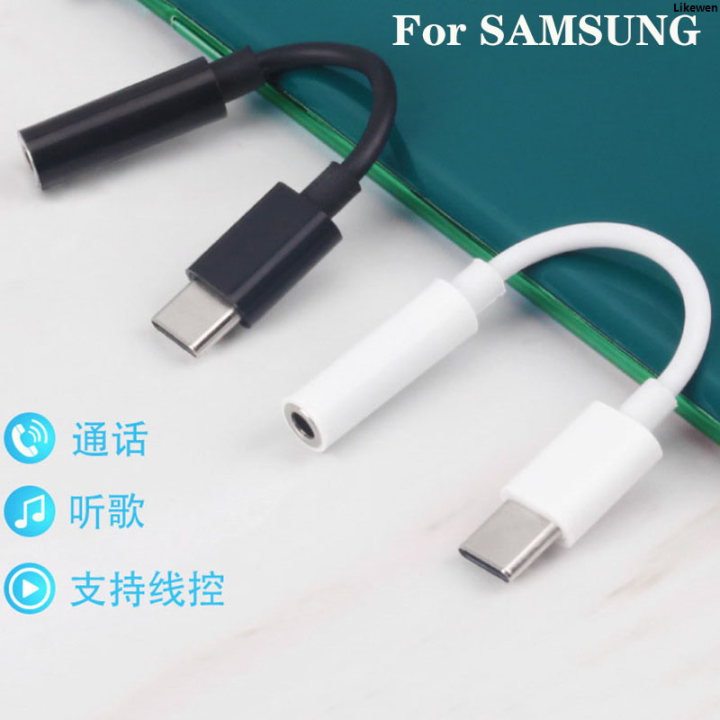 Likewen2025 For SAMSUNG A34 A54 A73 Type C 3.5 Jack Earphone Cable USB ...