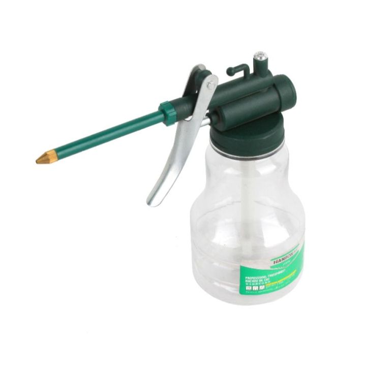 Professional Transparent Plastic Oil Can, High Pressure Pump Oiler ...