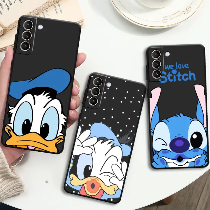 Mickey Stich Donald Duck Case For Samsung Galaxy S23 S22 Ultra S20 FE ...